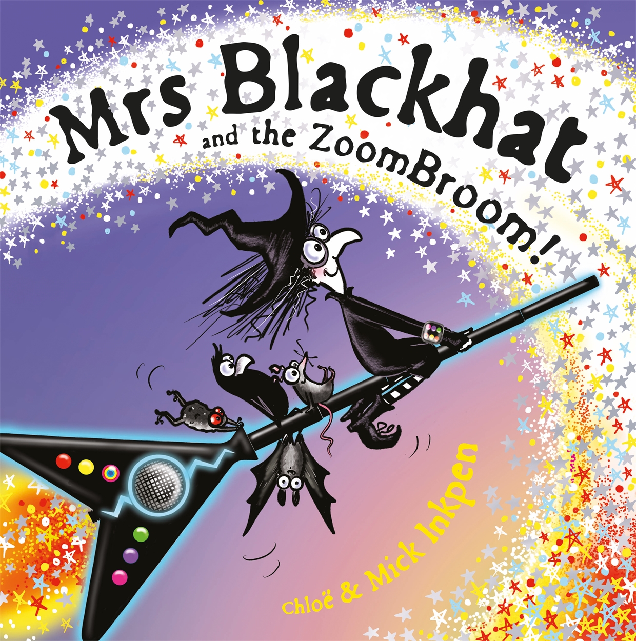 Mrs Blackhat and the ZoomBroom by Mick Inkpen | Hachette Childrens UK